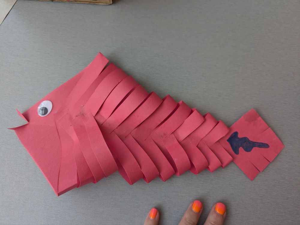Poisson Collage découpage – Petites frimousses